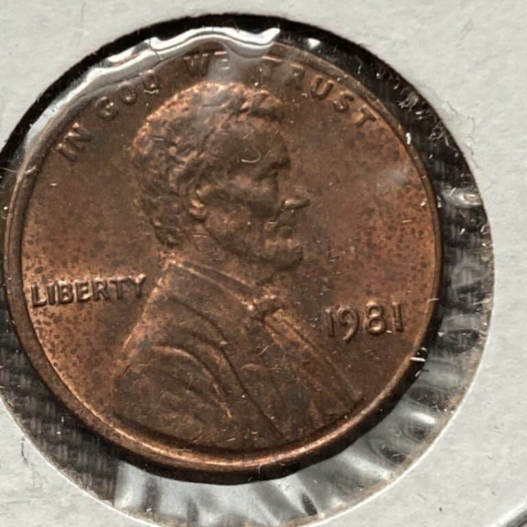 1981 Penny Error List & Value