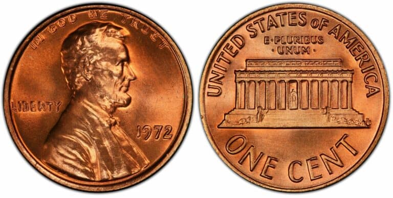 1972 Penny Error List & Value
