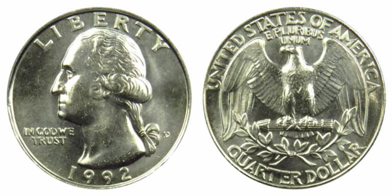 1992 Quarter Error List & Value