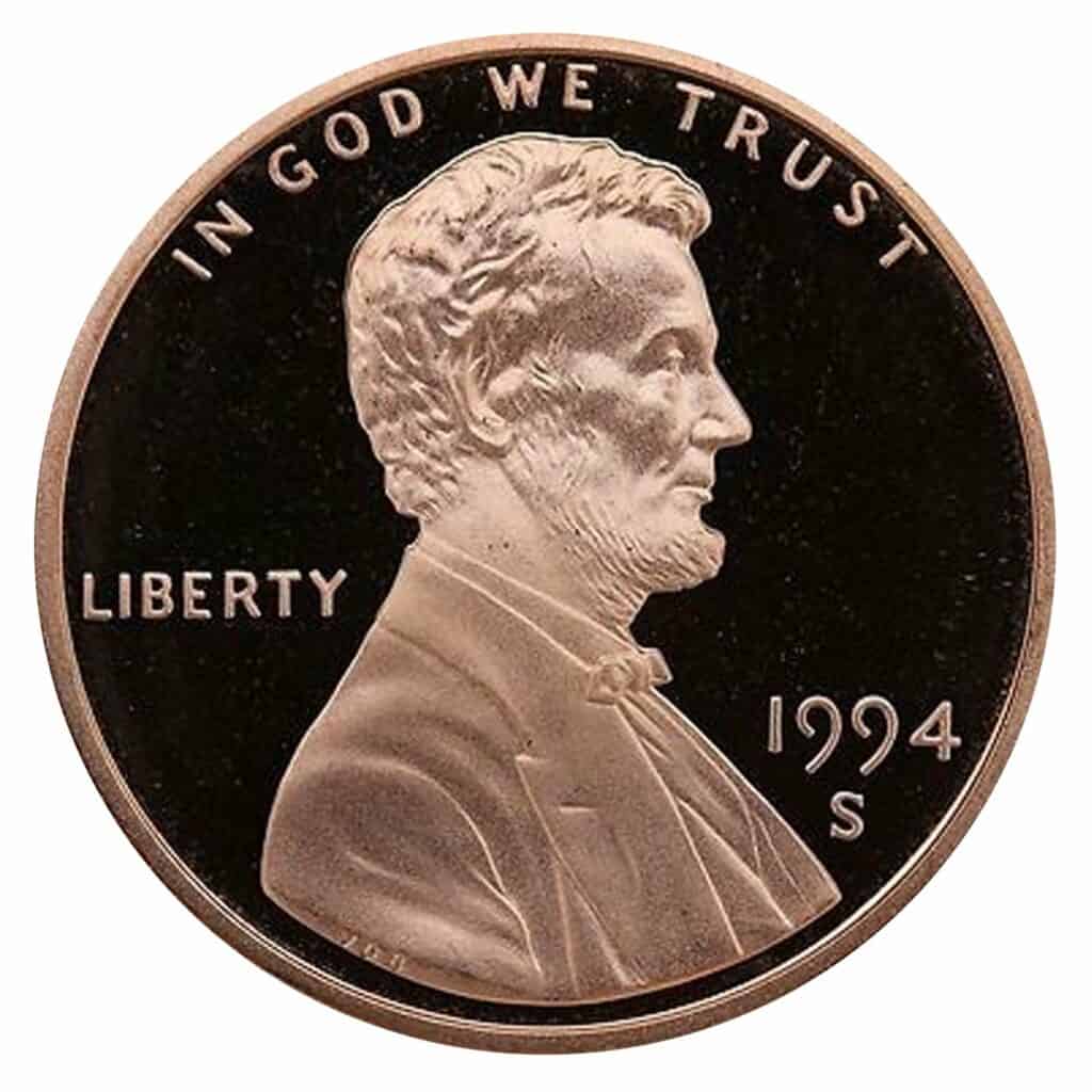 1994 Penny Error List & Value